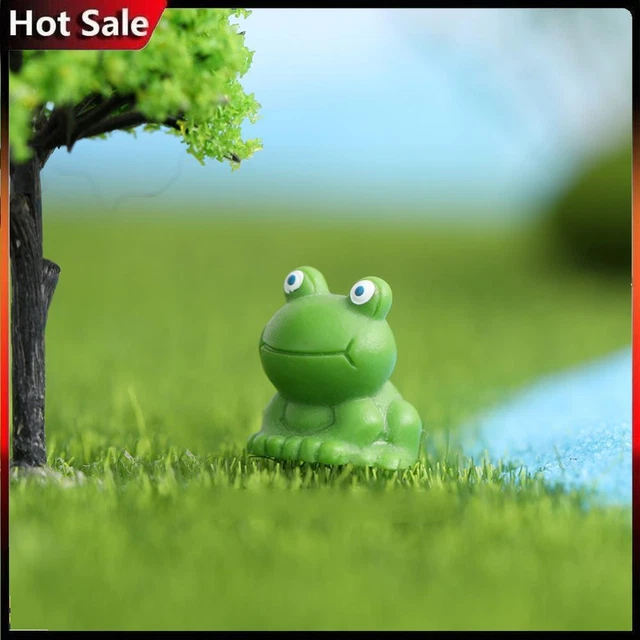 MINI FROG FIGURINE Garden Moss Landscape Ornaments Cartoon for Desktop ...