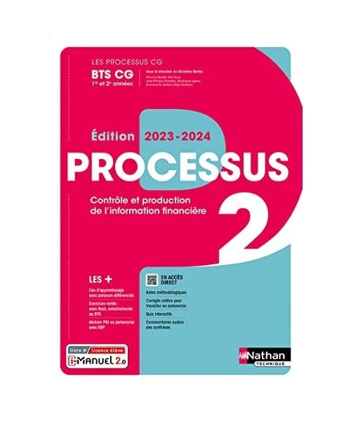 PROCESSUS 2 BTS CG 1ère et 2ème années (Les Processus CG) Livre ...