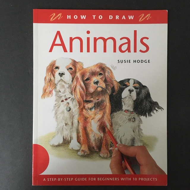 HOW TO DRAW Animals A Step By Step Guide for Beginners with 10 Projects ...