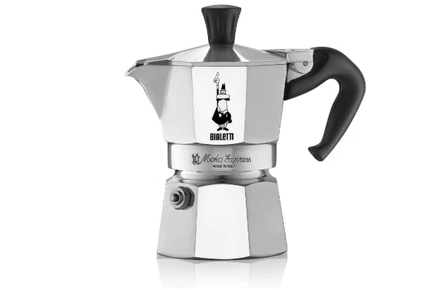BIALETTI MOKA EXPRESS Macchina da caffè in alluminio 2 tazze 8x11x11 cm ...