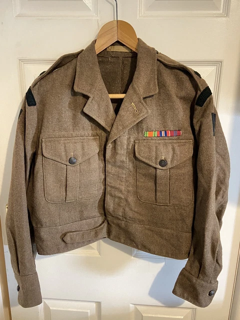 POST WW2 BRITISH Army 107th Royal Ulster Rifles Majors Battledress £75. ...