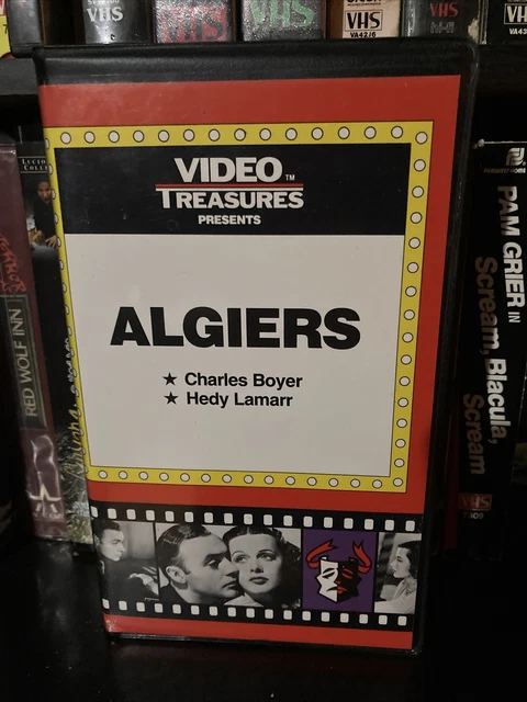 BANDE VHS ALGER 1938 Charles Boyer Hedy Lamarr vidéo trésors clapet ...
