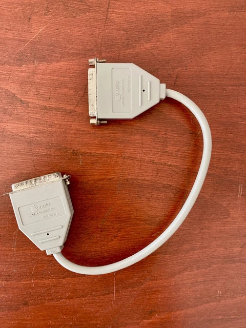 CÂBLE ORIGINAL APPLE II / III /LISA Modem Eliminator 590-0166-A EUR 27 ...