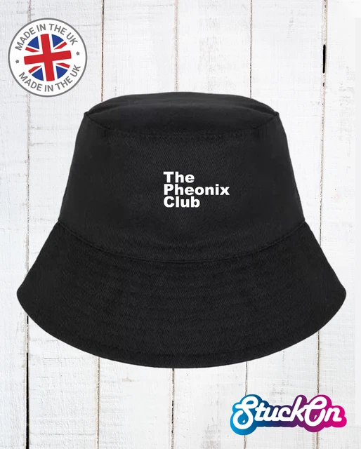 THE PHOENIX CLUB Bucket Hat Peter Kay Merchandise Black Retro Unisex £ ...