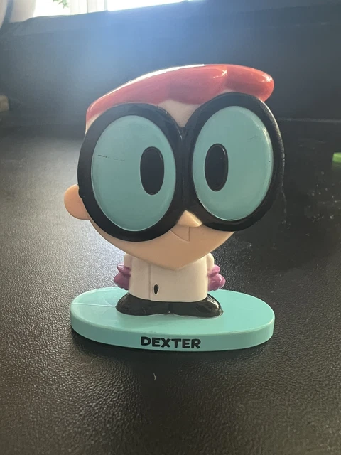 RARE CARTOON NETWORK Dexter's Lab Toy Mini Bobble Head Figure 3" £6.50 ...