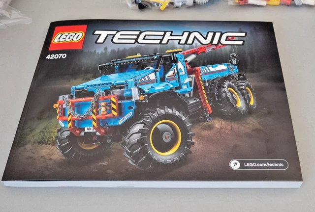 LEGO 42070 6X6 All Terrain Tow Truck Technic Instructions Manual ...