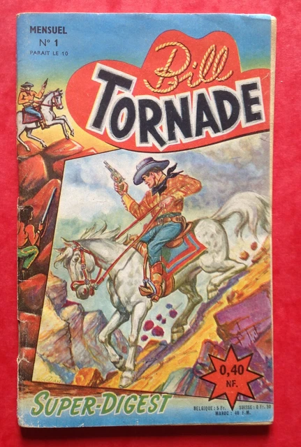BILL TORNADE 1 BD Petit Format Western , Bd Cow Boy Rare 1er Numéro 1960 Artima EUR 20,00 ...