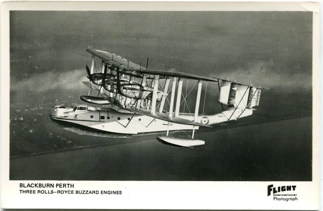 BLACKBURN PERTH FLYING Boat - Old Real Photo Postcard EUR 2,34 ...