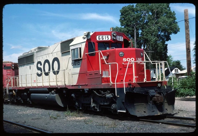 TOBOGGAN FERROVIAIRE ORIGINAL - SOO Soo Line 6615 Schiller Park IL 8-20-1982 EUR 5,45 - PicClick FR