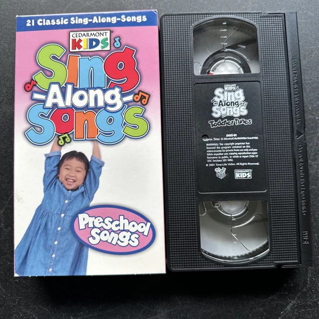 CEDARMONT KIDS - Sing-Along-Songs: Preschool Songs Vhs Video, 21 Music ...