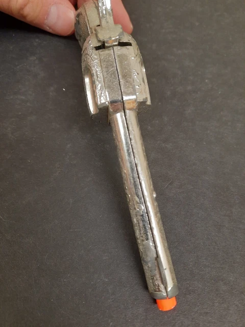 VINTAGE WESTERN 1950-1960’S Hubley SMOKY Diecast Single Shot 5.5” Cap ...