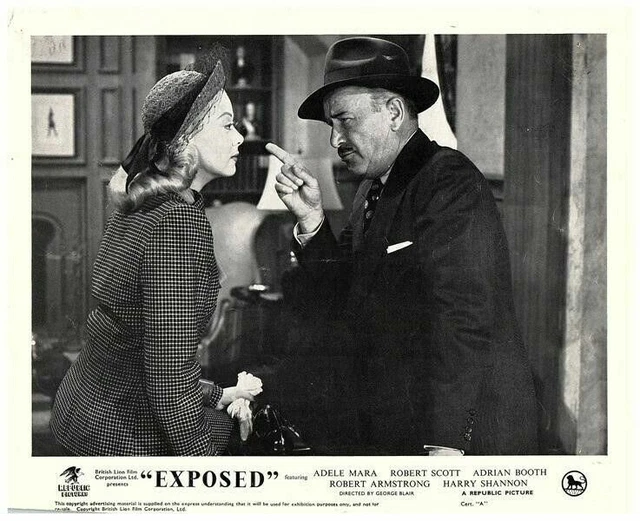 EXPOSED ORIGINAL LOBBY Karte Adele Mara Robert Edward Gargan Machen Ein Punkt EUR 29,29 ...