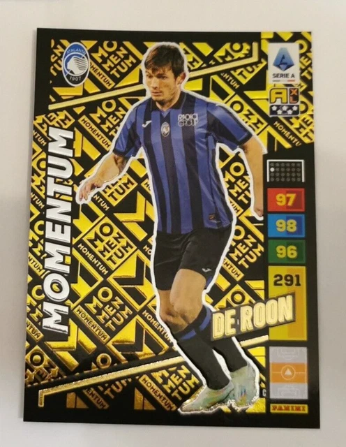 PANINI ADRENALYN XL Calciatori 2023 2024 - card MOMENTUM DE ROON ...