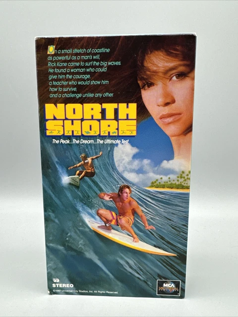NORTH SHORE 1987 VHS Gregory Harrison Matt Adler Nia Peeples Hawaii surfing 80s £3.60 - PicClick UK