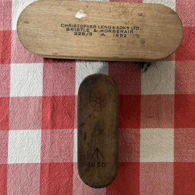 BRITISH ARMY BOOT Shoe Brush’s 1950’s Dated Cold War National Service £ ...