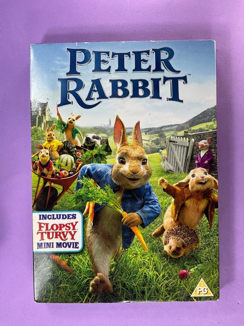 PETER RABBIT, INCLUDES Flopsy Turvy Mini Movie, DVD £2.49 - PicClick UK