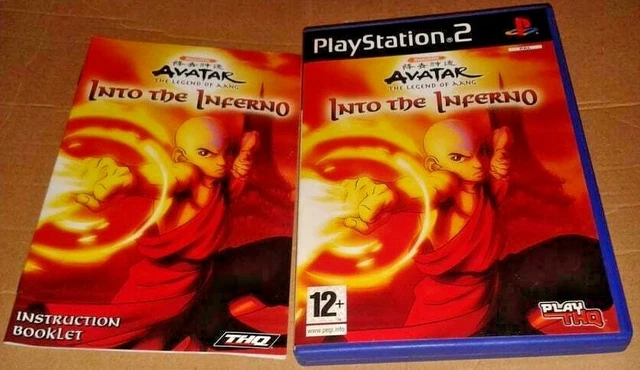 AVATAR INTO THE Inferno Legend of Aang PS2 PlayStation 2 Game PAL CIB ...