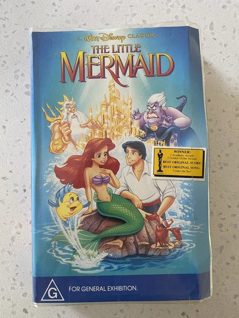 WALT DISNEY'S CLASSIC The Little Mermaid VHS Video Black Diamond ...