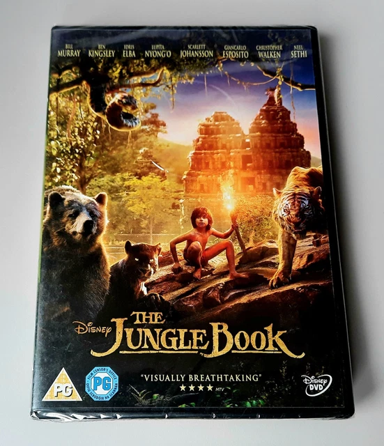 DISNEY'S THE JUNGLE Book DVD: Live Action: Bill Murray: Region 2: New ...