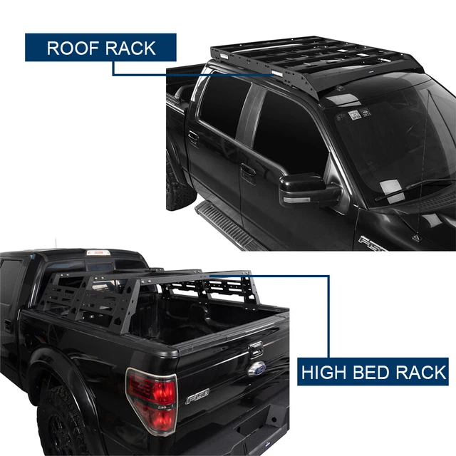 TOP ROOF CARGO Rack /Overland Bed Rack Fit 2009-2014 Ford F150 ...