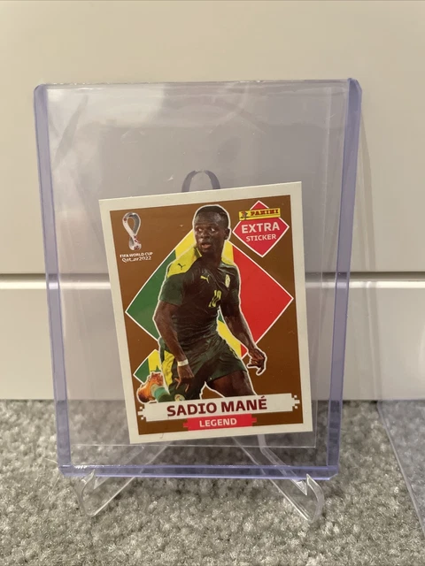 PANINI FIFA WORLD Cup Qatar 2022 Sadio Mane Legend Bronze Extra Sticker ...