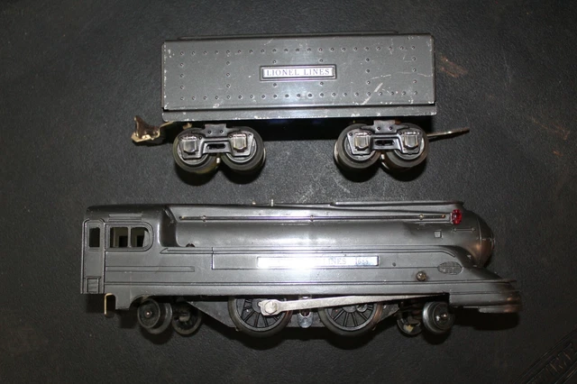 LIONEL PREWAR 1688 / 1689T Gray "Torpedo" Steam Locomotive RUNS Nice EUR 168,15 - PicClick IT