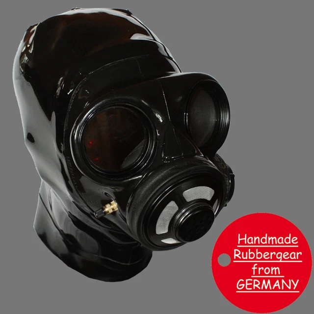 LATEX RUBBER GUM Studio Gas Mask - Latexmaske Gasmaske - custom made ...