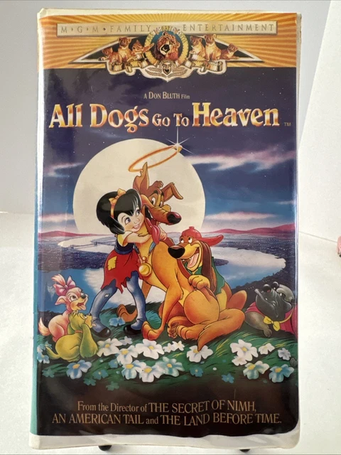VHS ALL DOGS Go to Heaven Clamshell £4.84 - PicClick UK