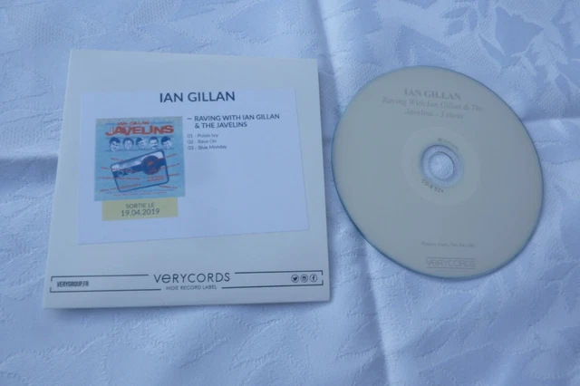CD - IAN Gillan - Raving With Ian Gillan & The Javelins - Cd Promo 3 ...