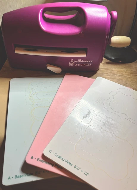 SPELLBINDERS GRAND CALIBUR Die Cutting Machine & Plates £0.99 - PicClick UK