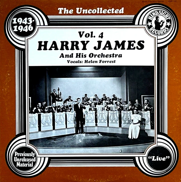 HARRY JAMES &&THE Uncollected Harry James Vol.4 Lp-33 Giri-Condizioni ...