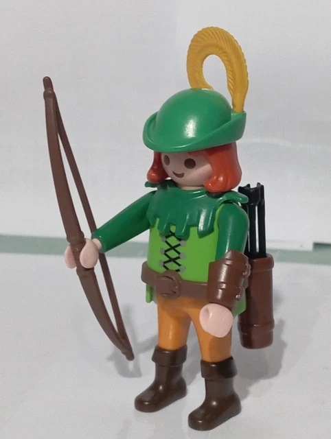 PLAYMOBIL FIGURINE ROBIN HOOD château médiéval réf 4582 chevaliers ...