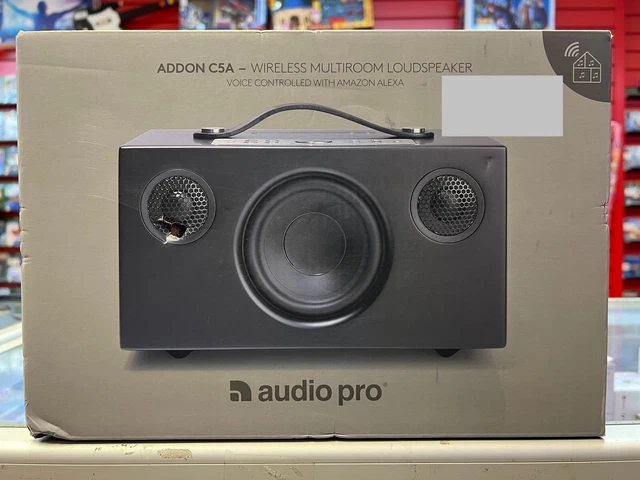 AUDIO PRO ADDON C5A Smart Speaker with Built In Alexa - Black £120.00 ...