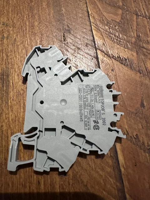 50 X WAGO Terminal Block 2002-2201 DIN Rail Mount £25.00 - PicClick UK