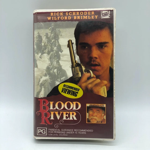 BLOOD RIVER - Clamshell VHS Cassette Ex Rental - Rare 1990 CBS Fox Video Western £24.89 ...