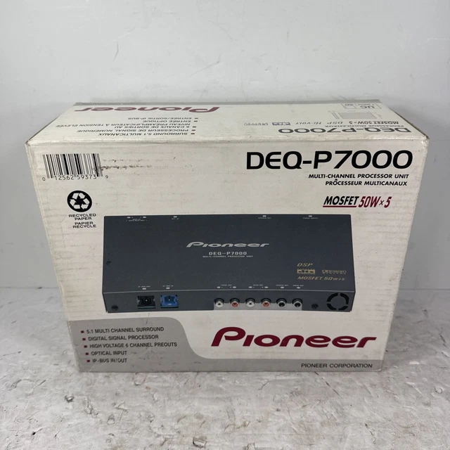NOS PIONEER DEQ-P7000 DSP Multi-Chanel Processor Unit Mosfet 50Wx5 Old ...
