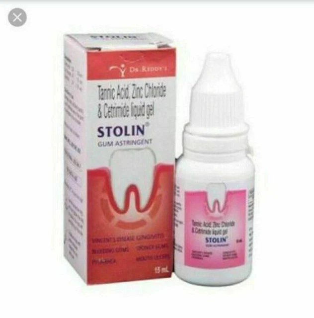 DR REDDY'S STOLIN Gum Astringent Chaque 15 ML Paquet De 2 EUR 12,94 ...