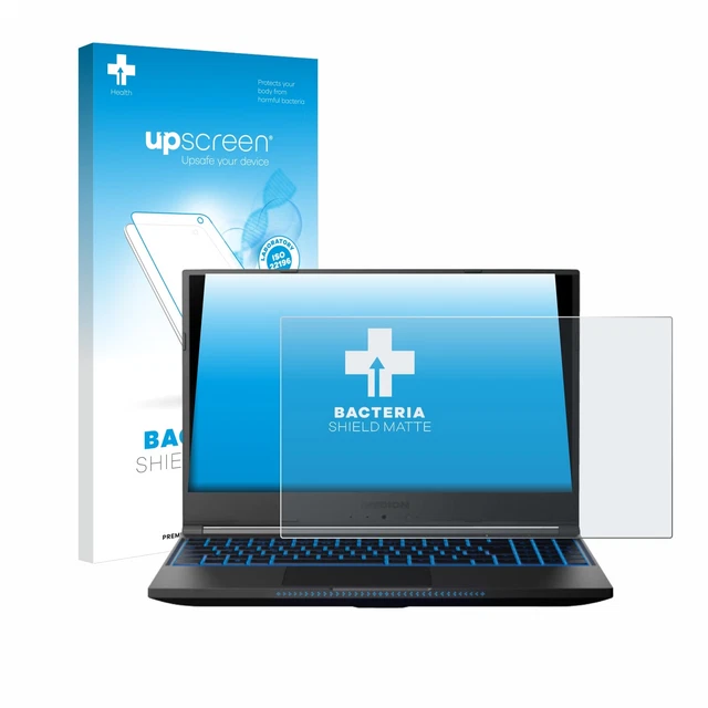 PROTECTOR PANTALLA PARA MEDION Erazer Guardian X10 Mate Anti-Bacteria ...