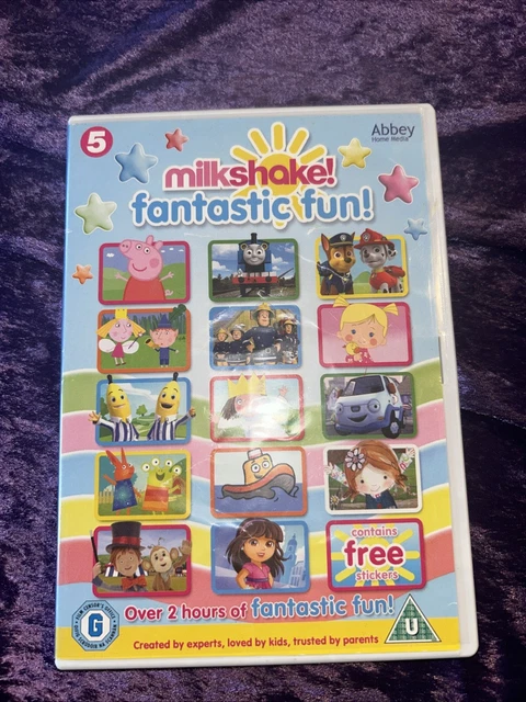 MILKSHAKE FANTASTIC FUN DVD Channel 5, Abbey, UK U Rating £1.16 ...
