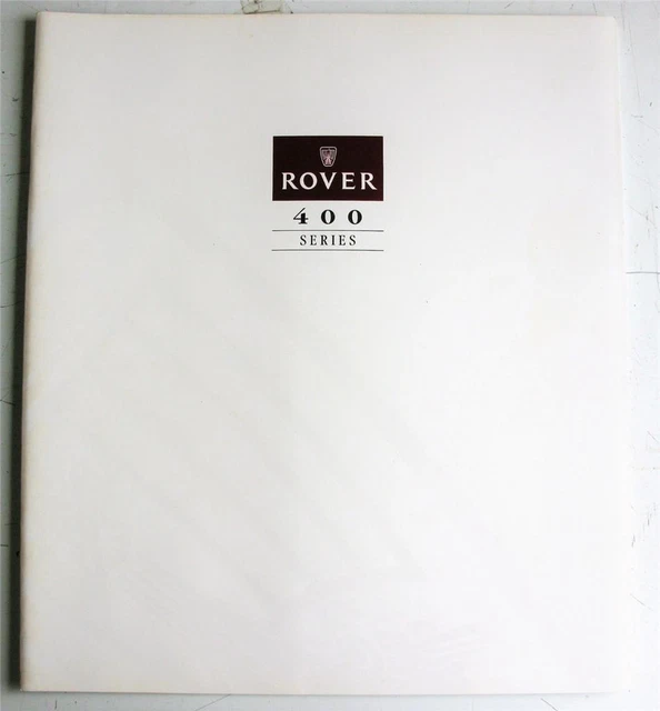 ROVER 400 SERIES LF Car Sales Brochure For 1992 #4150/C £14.99 ...