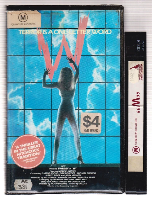 RARE VHS VIDEO Tape W Clamshell Ex-Rental Vestron Twiggy Horror EUR 79,96 - PicClick FR