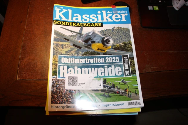 ZEITSCHRIFT KLASSIKER DER Luftfahrt 1a/2026 Luftfahrt Luftwaffe ...