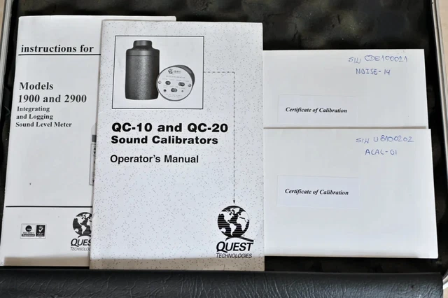 QUEST SOUND LEVEL Meter w/ Hardcase - Model 2900 Type II [Working ...