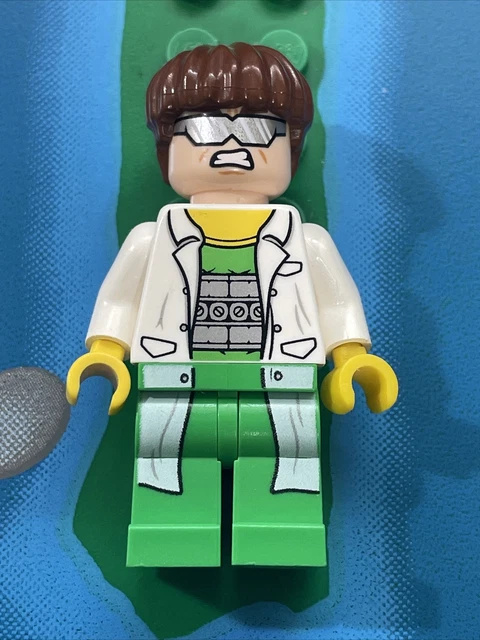 LEGO MARVEL SPIDER-MAN Minifigure Dr. Octopus White Lab Coat 76015 ...