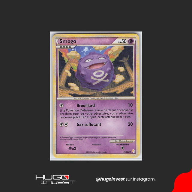 CARTE POKÉMON - SMOGO 70/123 HGSS - FR EUR 3,00 - PicClick FR