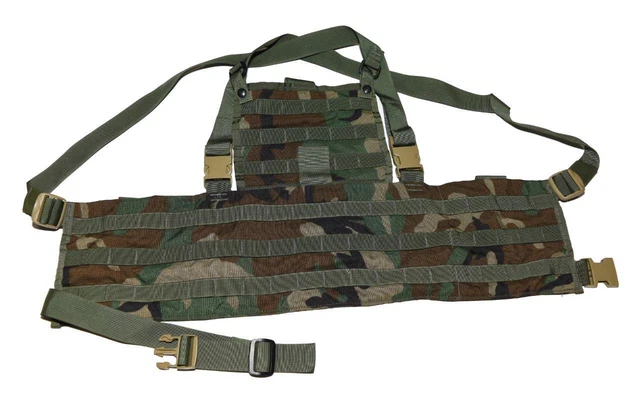 SDS WOODLAND M81 Ranger Assault Carrying Kit RACK Chest Rig Vest - SOF ...
