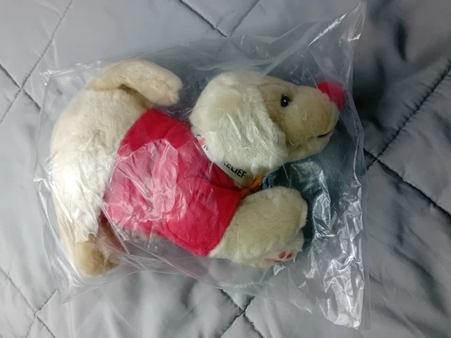 NEW VINTAGE ANDREX Dog Soft Toy Teddy Comic Relief 2007 £9.95 - PicClick UK