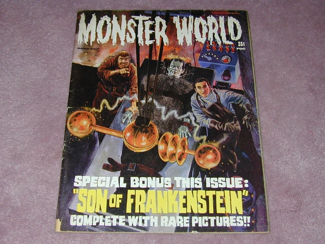 MONSTER WORLD MAGAZINE # 7 by Warren, Son of Frankenstein, Ghidrah ...