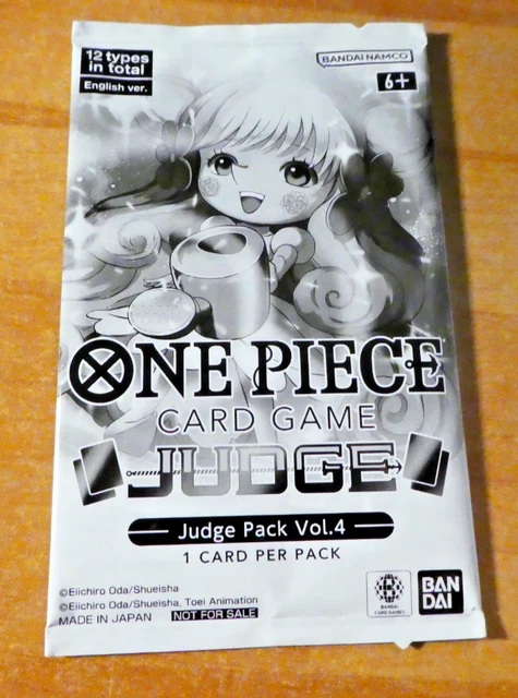 ONE PIECE CARD English Rare Judge Pack Vol.4 X1 Booster En Sealed ...