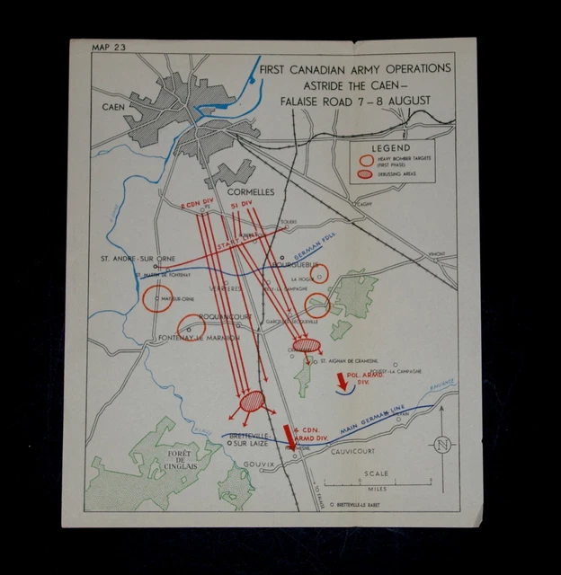 FIRST CANADIAN ARMY OPERATIONS, CAEN-FALAISE 7-8 AUGUST 1944, WW2 ...